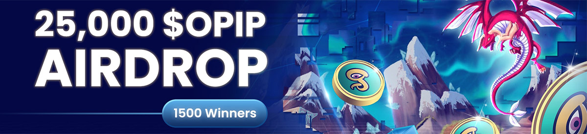 Аирдроп 16,66 OPIP от Kommunitas и OpiPets