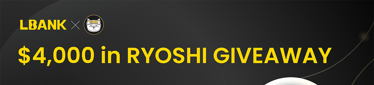 Аирдроп $10 в токенах RYOSHI от биржи LBank