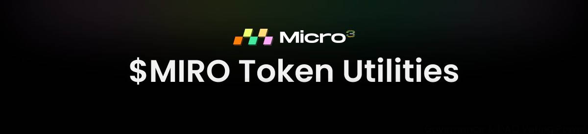 Обзор токена MIRO | Micro3 | Токеномика, график, цена MIRO